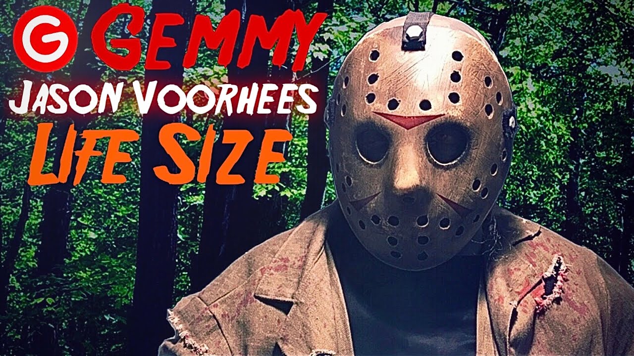 Gemmy Life Size Jason Voorhees (Modified) - YouTube