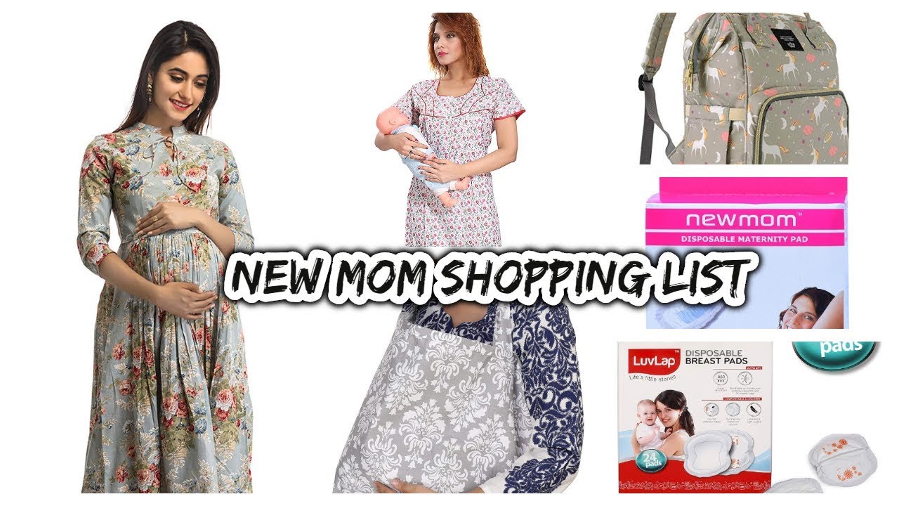 New mom essentials India | Postpartum essentials for mom | Mom shopping ...