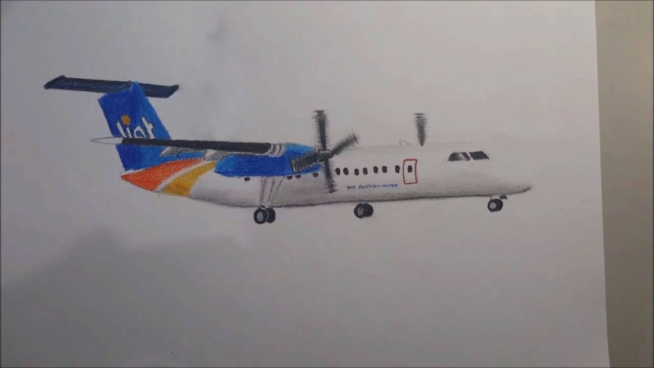 Drawing an Airplane ( Liat V2-LFF ) - YouTube
