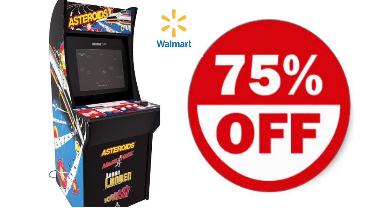 😯 Walmart: Asteroids Arcade Machine for $75!!!! - YouTube