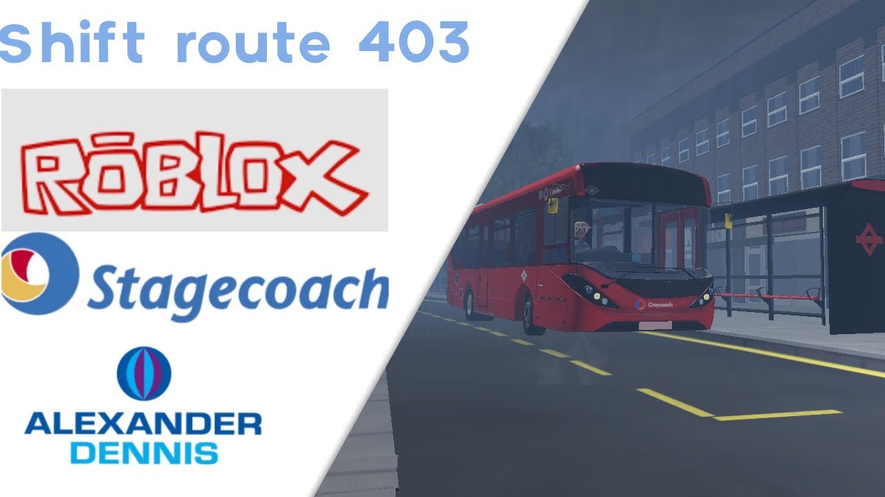 E200 MMC Roblox Croydon V2.2 Route shift 403 (foggy&rainy) - YouTube