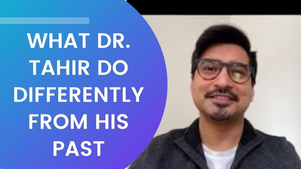 What Dr. Tahir do differently from his past - Resilience Series Cuts ...