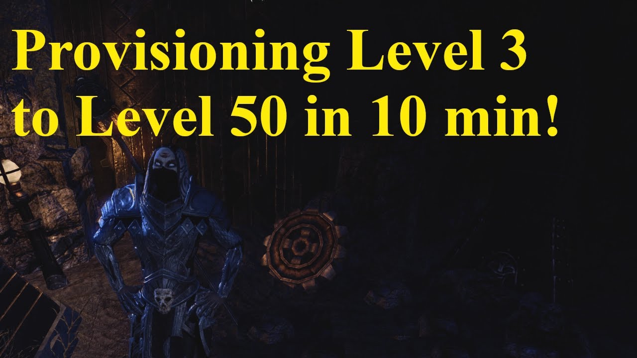 ESO Provisioning Level 3 to 50 in 10 Minutes!! - YouTube