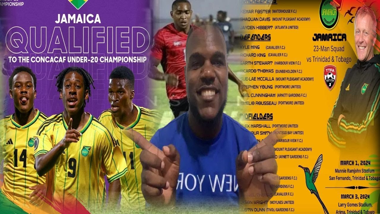 Jamaica u20 Qualifies for second round+ Senior Reggae boys Face ...