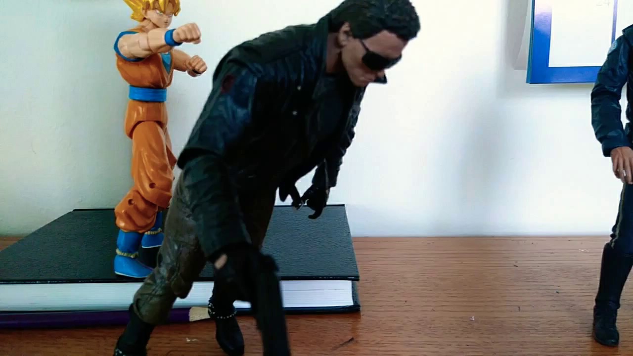 Goku vs Terminator T1000 Samus Captain America - YouTube