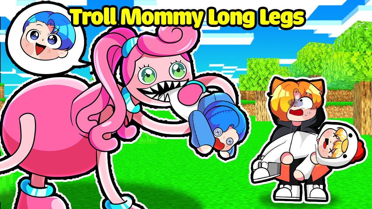 HUY NOOB BỊ MOMMY LONG LEGS ĂN TRONG MINECRAFT*HUY NOOB THỬ LÒNG SINH ...