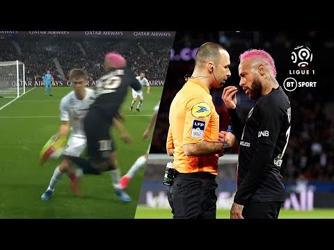 Neymar sees yellow for showboating!