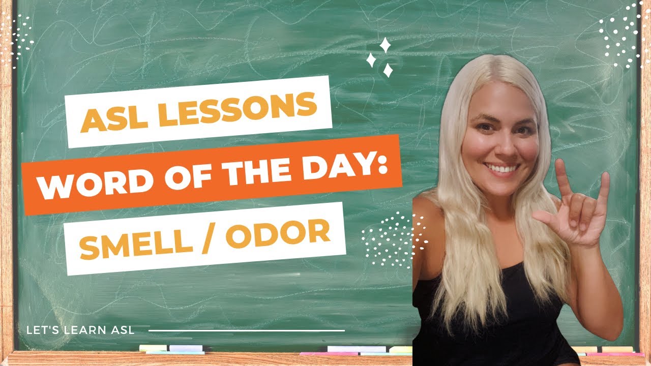 SMELL in ASL - YouTube