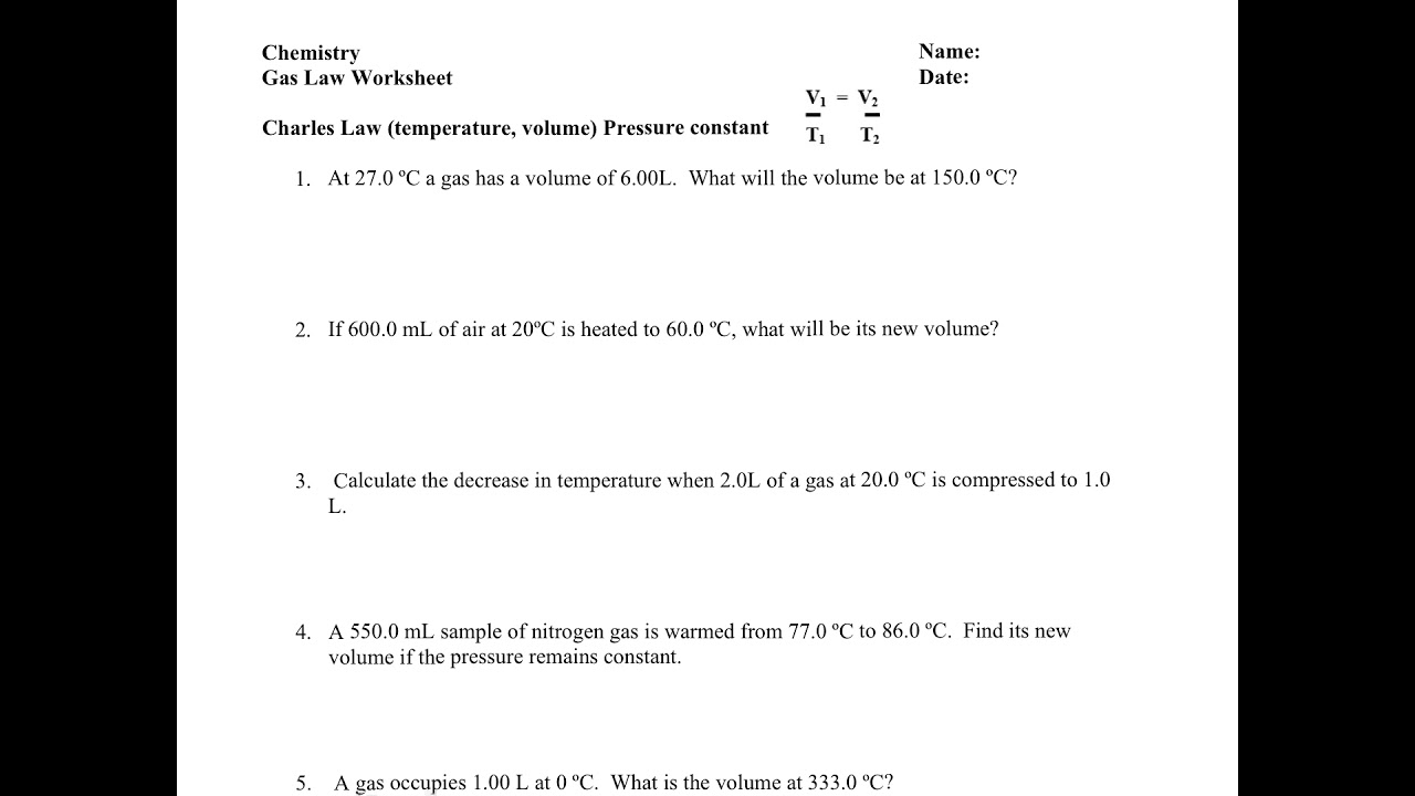 Boyles Law Worksheet Pap Gas Laws Wrksht Homework Help #JayChem