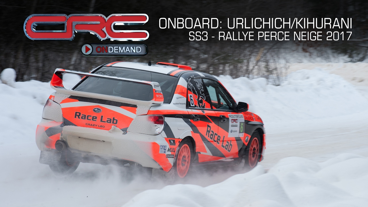 CRC Onboard: Crazy Leo Urlichich/Kihurani - Rallye Perce Neige 2017 ...