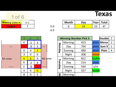 Pick 3 GA, TX, TN update 10-25-23 - YouTube