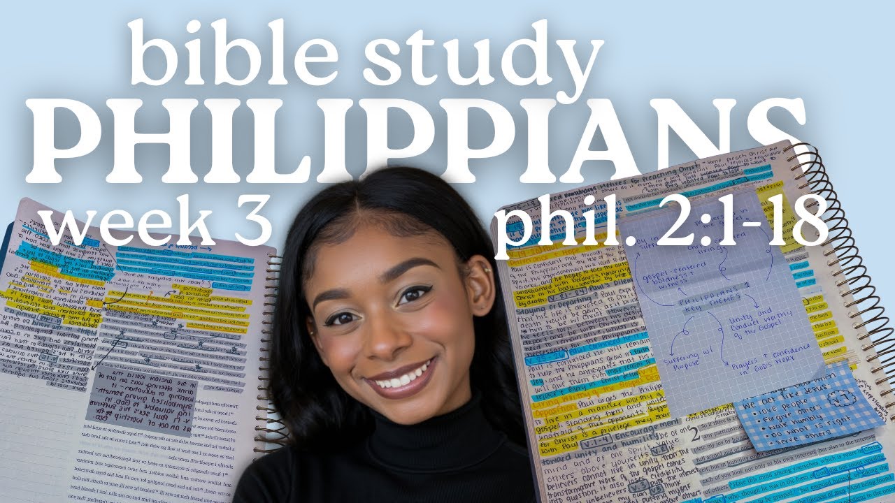 Christ's Humility, Our Example 🙇🏾‍♀️ | Cozy Bible Study | Philippians Bible Study Week 3 (2:1–18 ...