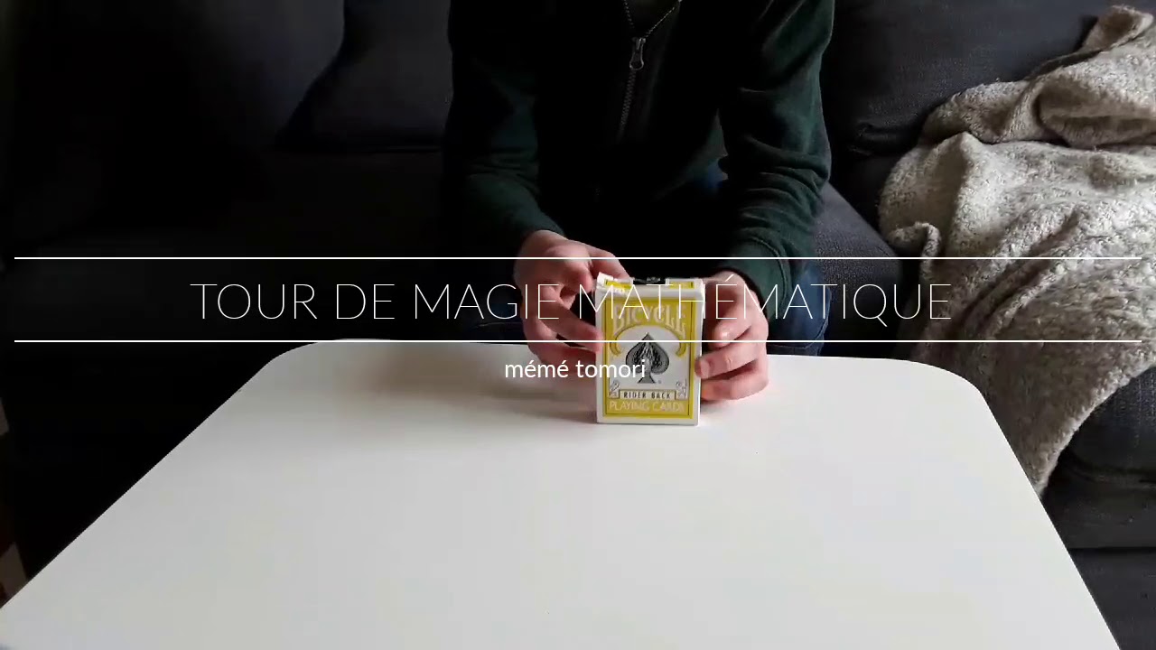TOUR DE MAGIE MATHÉMATIQUE - YouTube