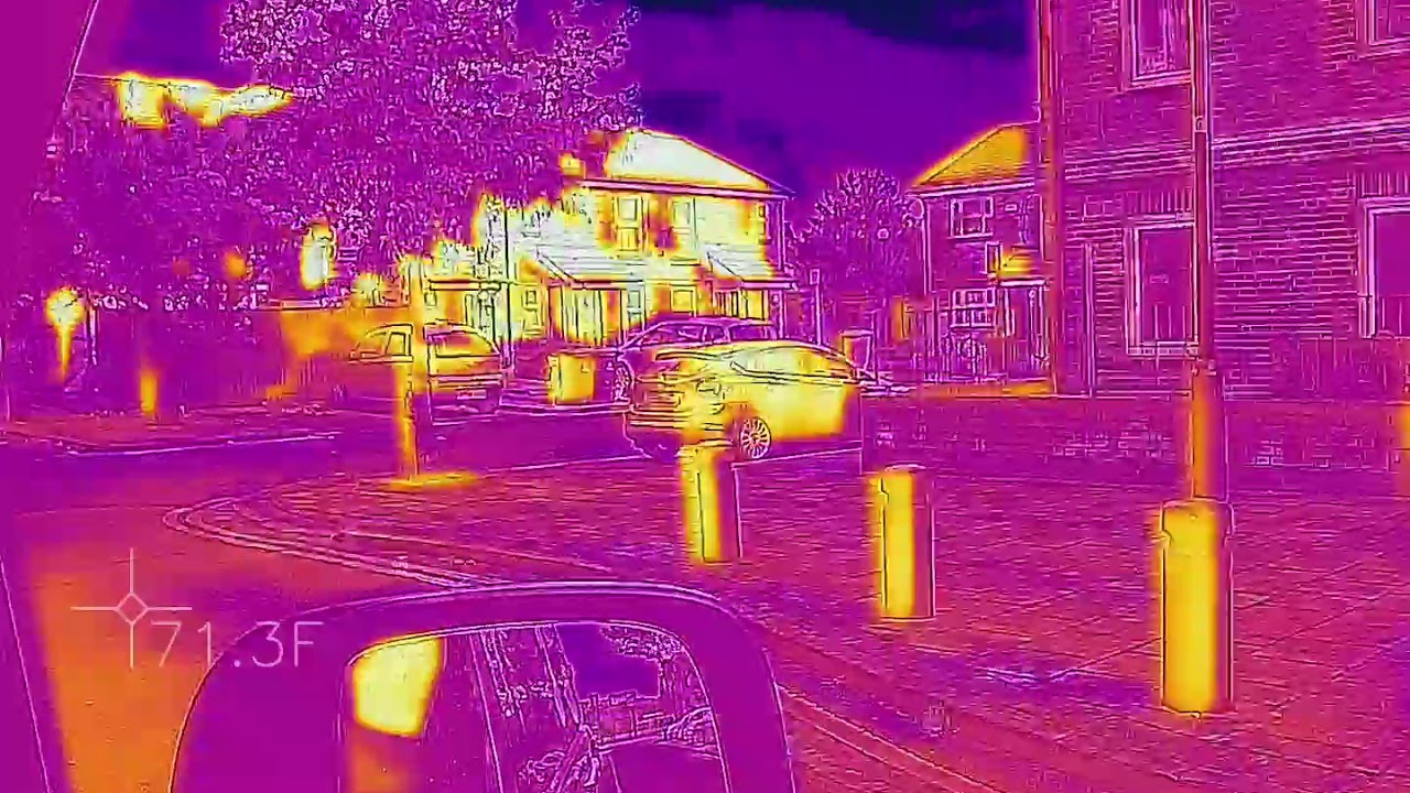 Flir one pro different colour pallets - YouTube
