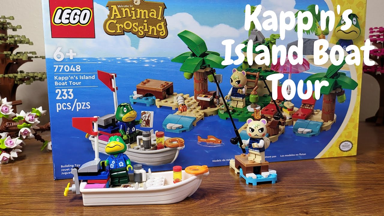 Lego Animal crossing set 77048 Kapp'n's island boat tour - YouTube
