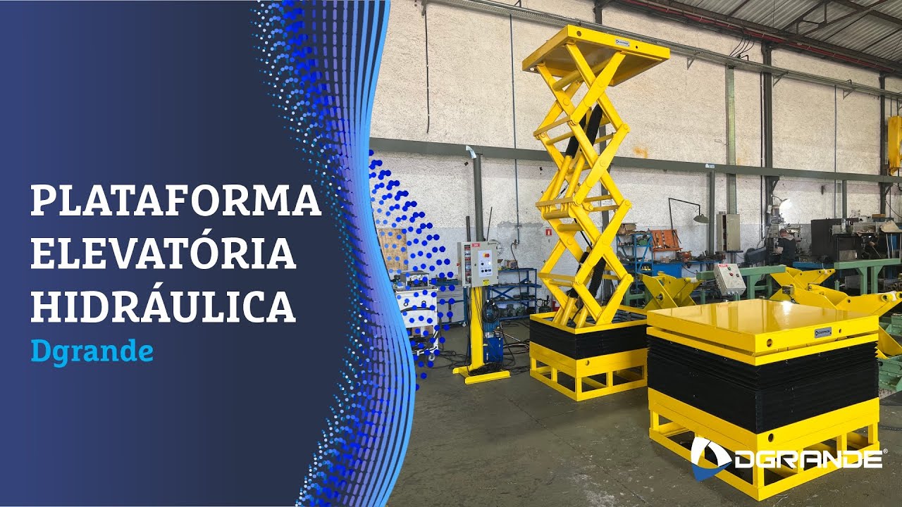 Plataforma Elevatória Hidráulica - Dgrande - YouTube