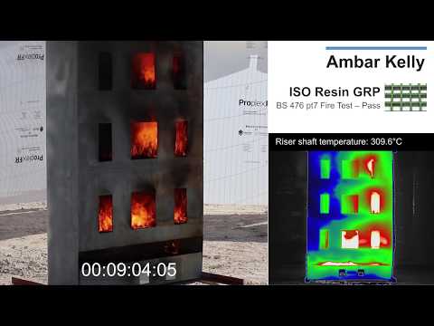 Fire test on ISO resin based GRP - Ambar Kelly