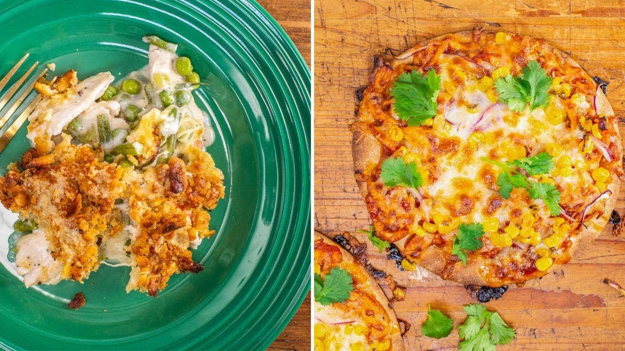 Chicken Pot Pie + BBQ Chicken Pizza By Grant Melton - YouTube