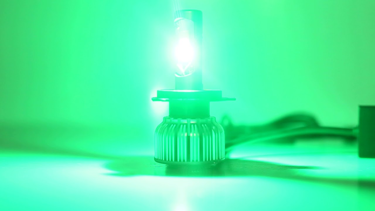 NEW RGB LED Headlight Dual Function LED Headlight Bulb Color Changing ...