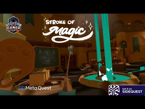 Stroke of Magic VR | Quest 2 Puzzle Game | Sidequest | Gameplay | Meta ...
