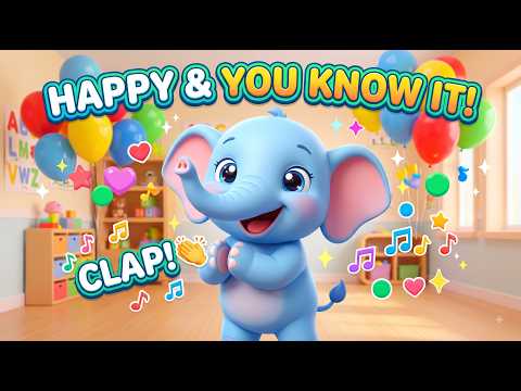 If You’re Happy and You Know It | Action Song for Kids | Nursery Rhymes for Kids
