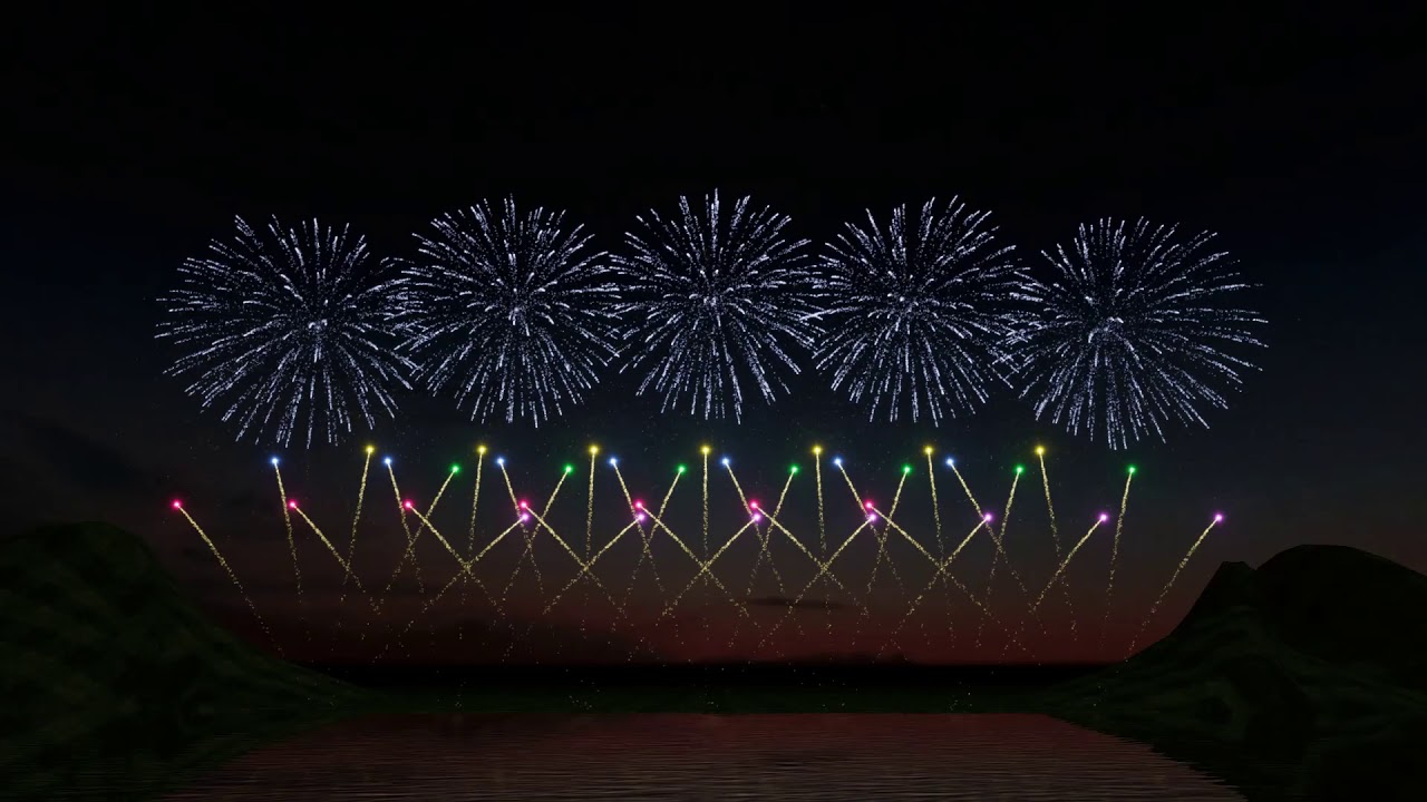 Superman Theme Fireworks: Finale 3D - YouTube