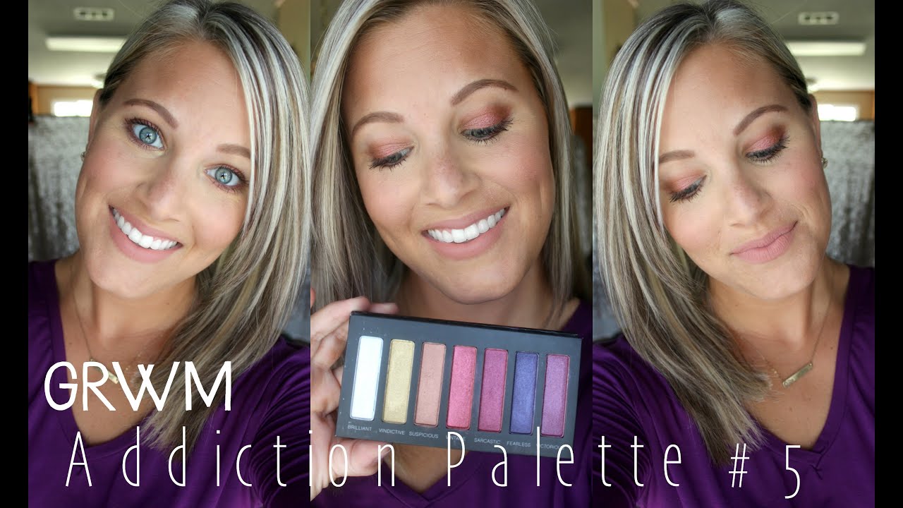 N E W Addiction Palette #5 || GRWM || The Lash Babe - YouTube