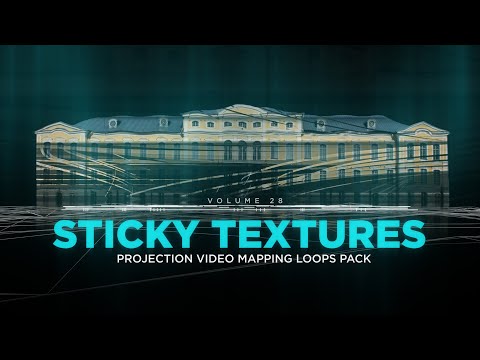 Sticky Textures - Projection Mapping Loops Pack Vol.28 - YouTube