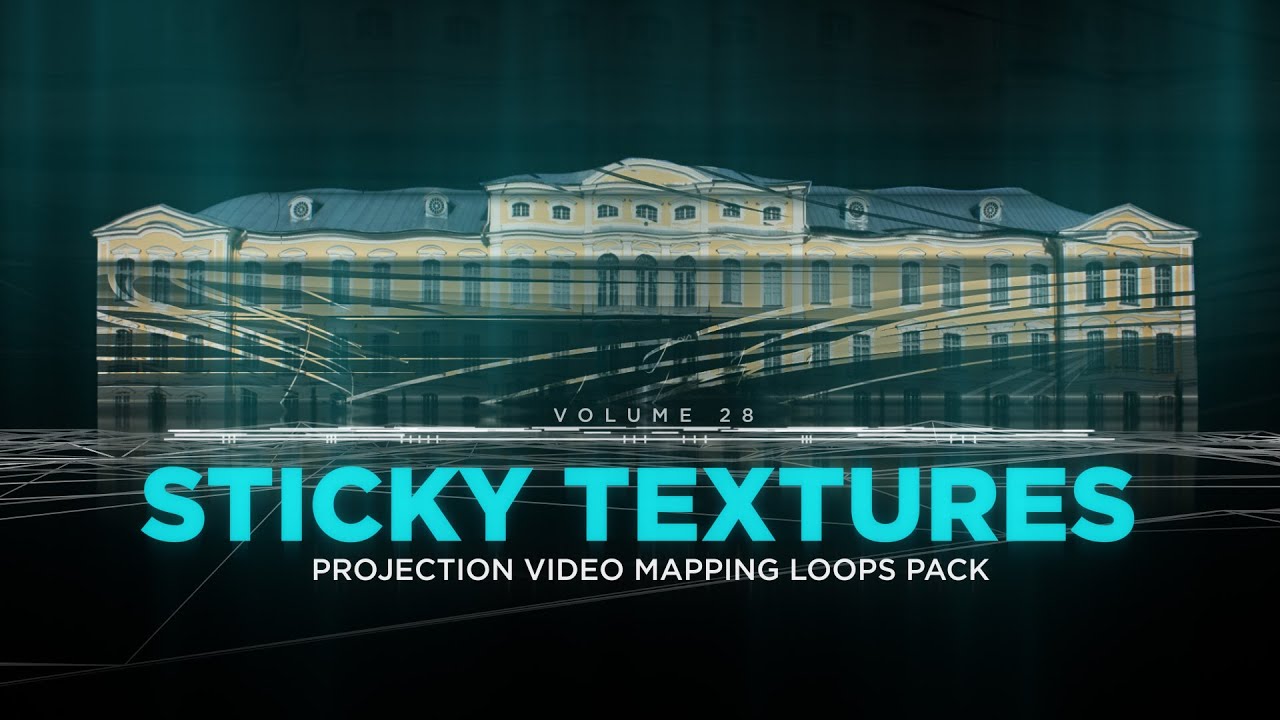 Sticky Textures - Projection Mapping Loops Pack Vol.28 - YouTube