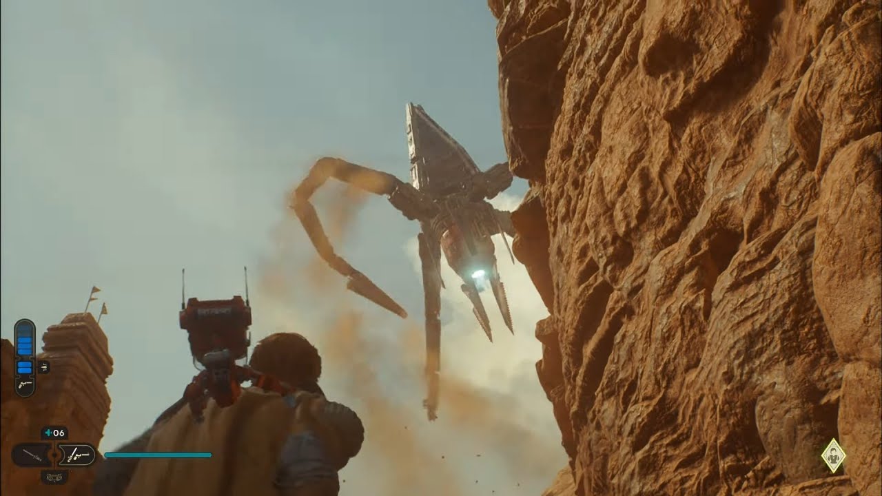Huge Robot Spider Attack | Star Wars Jedi Survivor Part 15 - YouTube