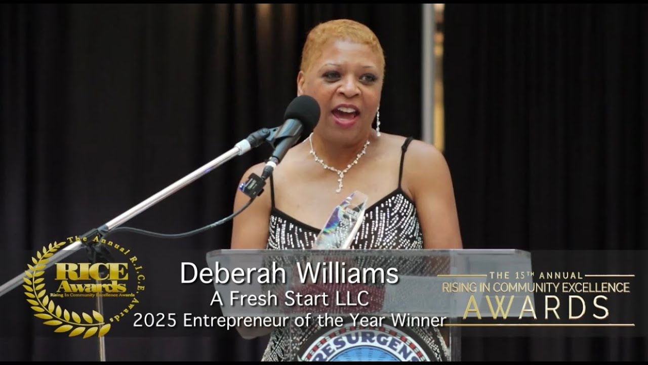 Deberah Williams of A Fresh Start LLC | 2025 RICE Awards Entrepreneur ...