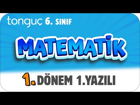 6.Sınıf Matematik 1.Dönem 1.Yazılıya Hazırlık 📑 #2025