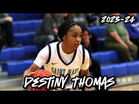 Destiny Thomas Highlights 2023-24 - YouTube