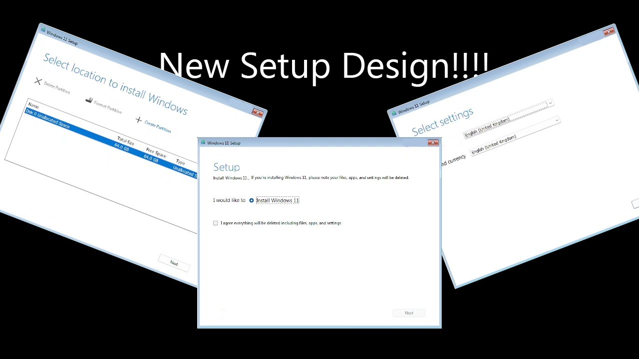 Explore the "New" Setup UI in Windows 11 24058 - YouTube