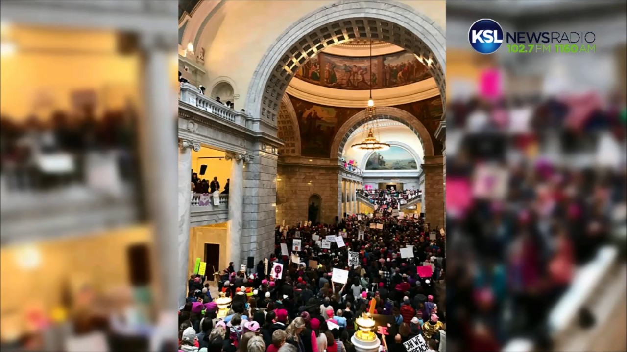 Thousands March to State Capitol - YouTube