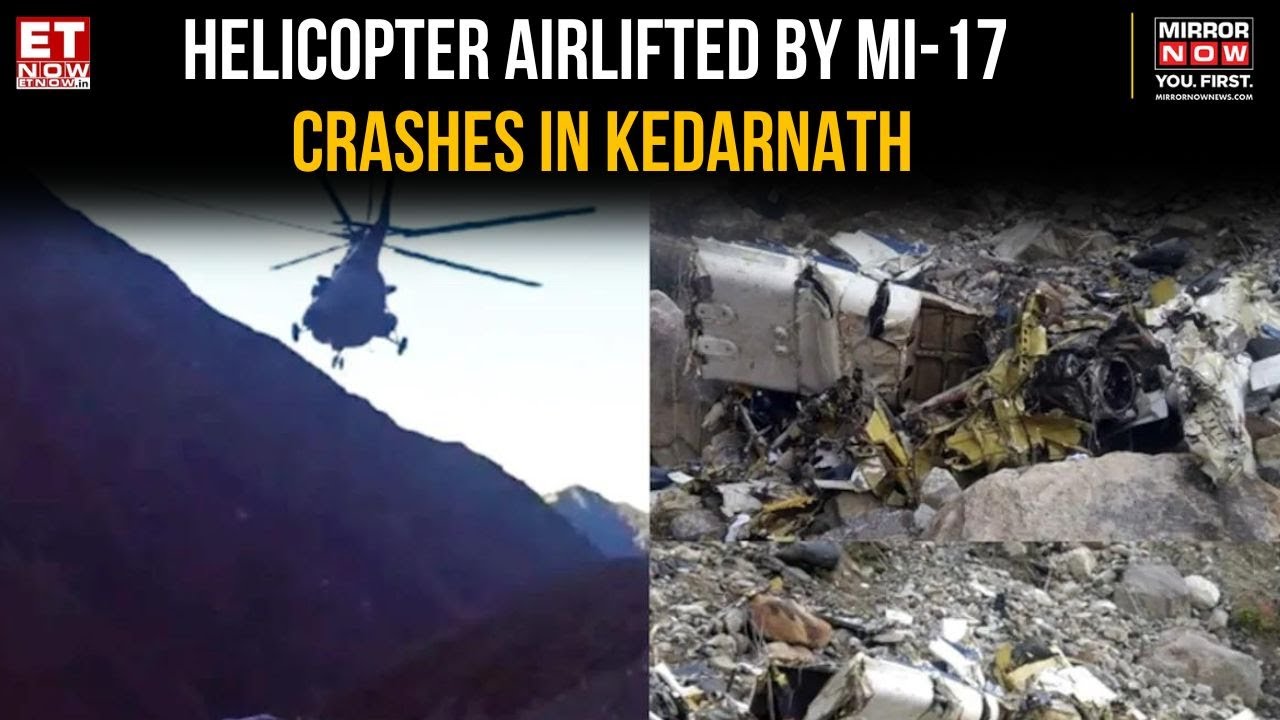 Indian Army Helicopter Accidentally Drops Chopper Near Kedarnath Valley ...