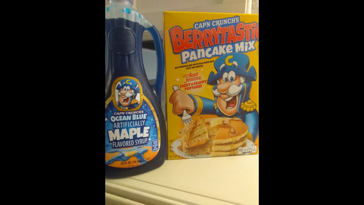 Delishatorium Ep.197 - Captain Crunch Pancakes and Syrup - YouTube