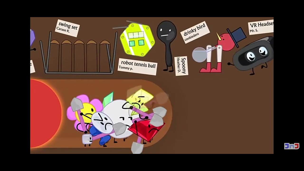 BfDi tiếng việt thành phố đồ vật tập 6|Bơ Bom tv và 3 chú mèo cute 🥰🥰🥰 ...