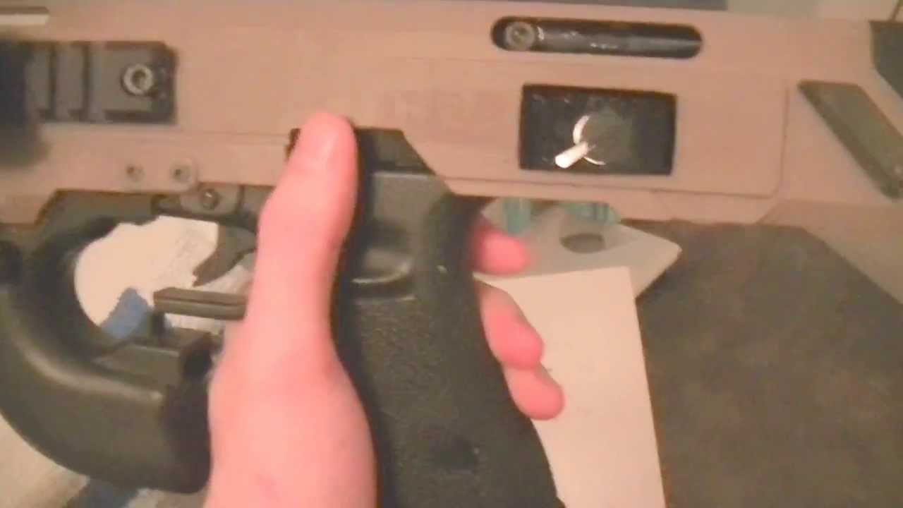 GLOCK 18 AABB Hera Glock Kit MOD with P90 - YouTube