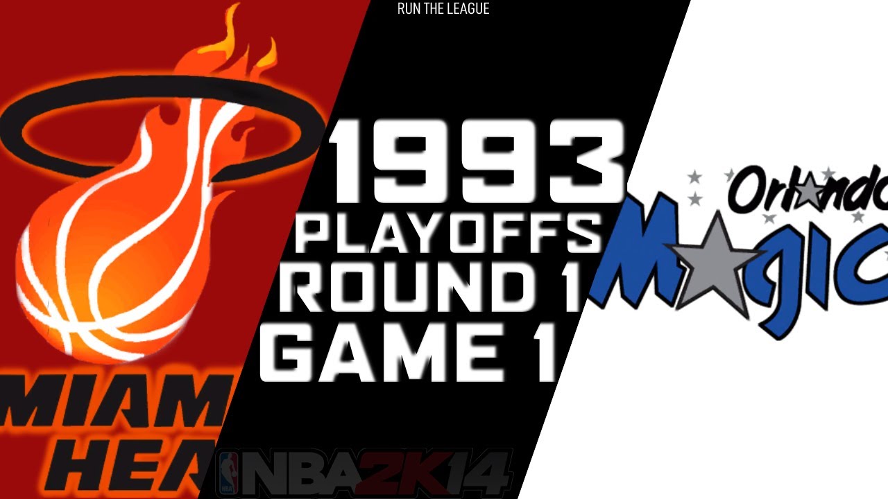 1993 PLAYOFFS ROUND 1 - GAME 1 | (5) HEAT vs (4) MAGIC - YouTube