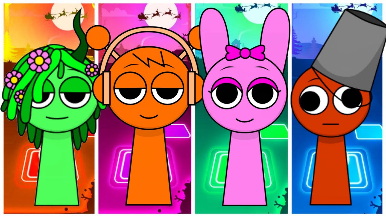 INCREDIBOX SPRUNKI SPRUNKI GREEN🆚SPRUNKI OREN🆚SPRUNKI PINKI🆚SPRUNKI BRUD - YouTube