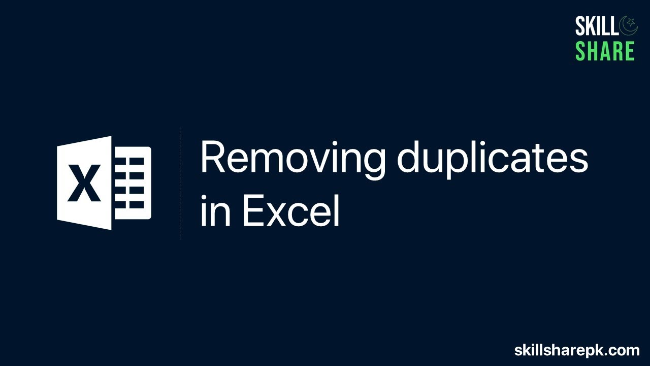 2 EASY Ways To Find Remove Duplicates In Excel SkillsharePK YouTube 2 EASY Ways To Find Remove Duplicates In Excel SkillsharePK YouTube