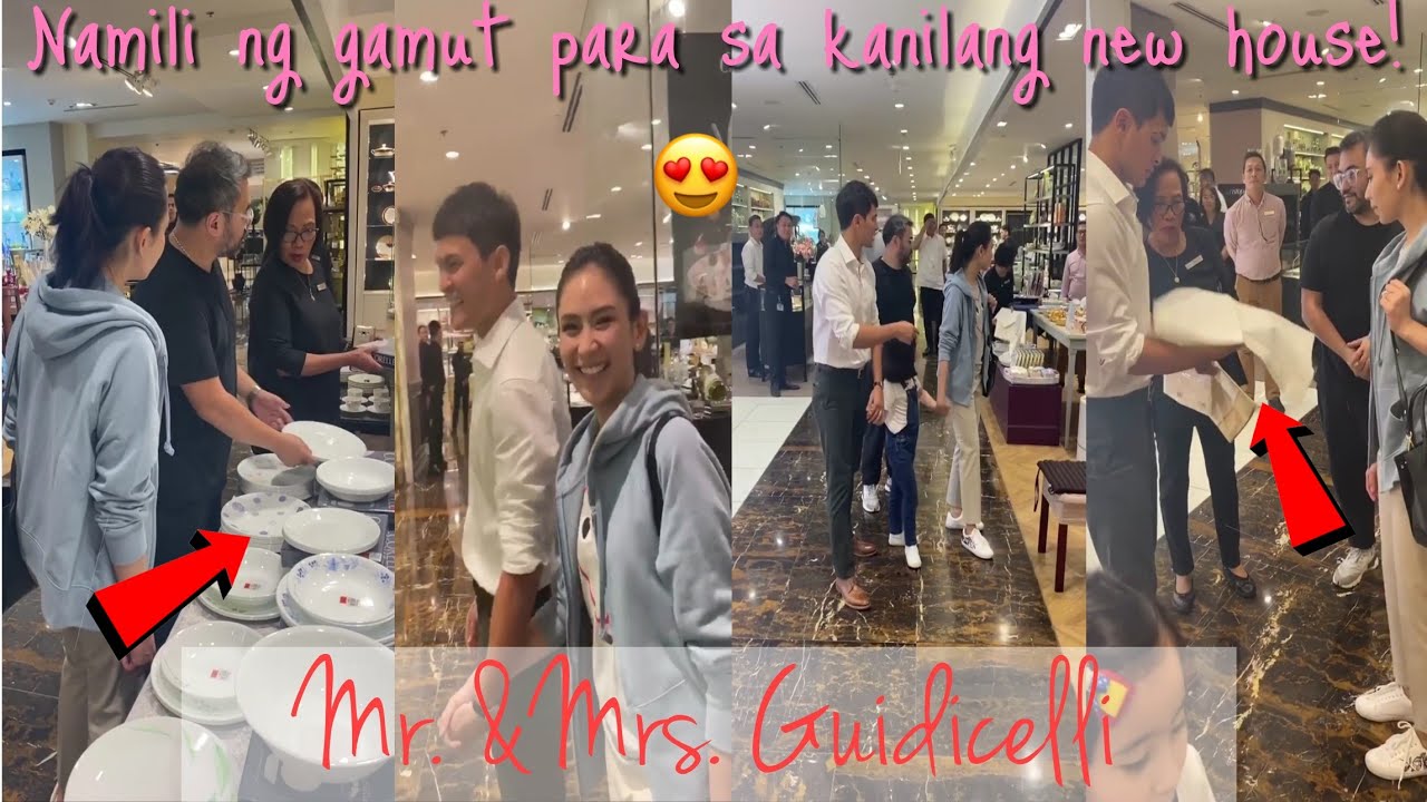 MATTEO at SARAH NAMILI NG MGA GAMIT PARA SA KANILANG BAGONG BAHAY - YouTube