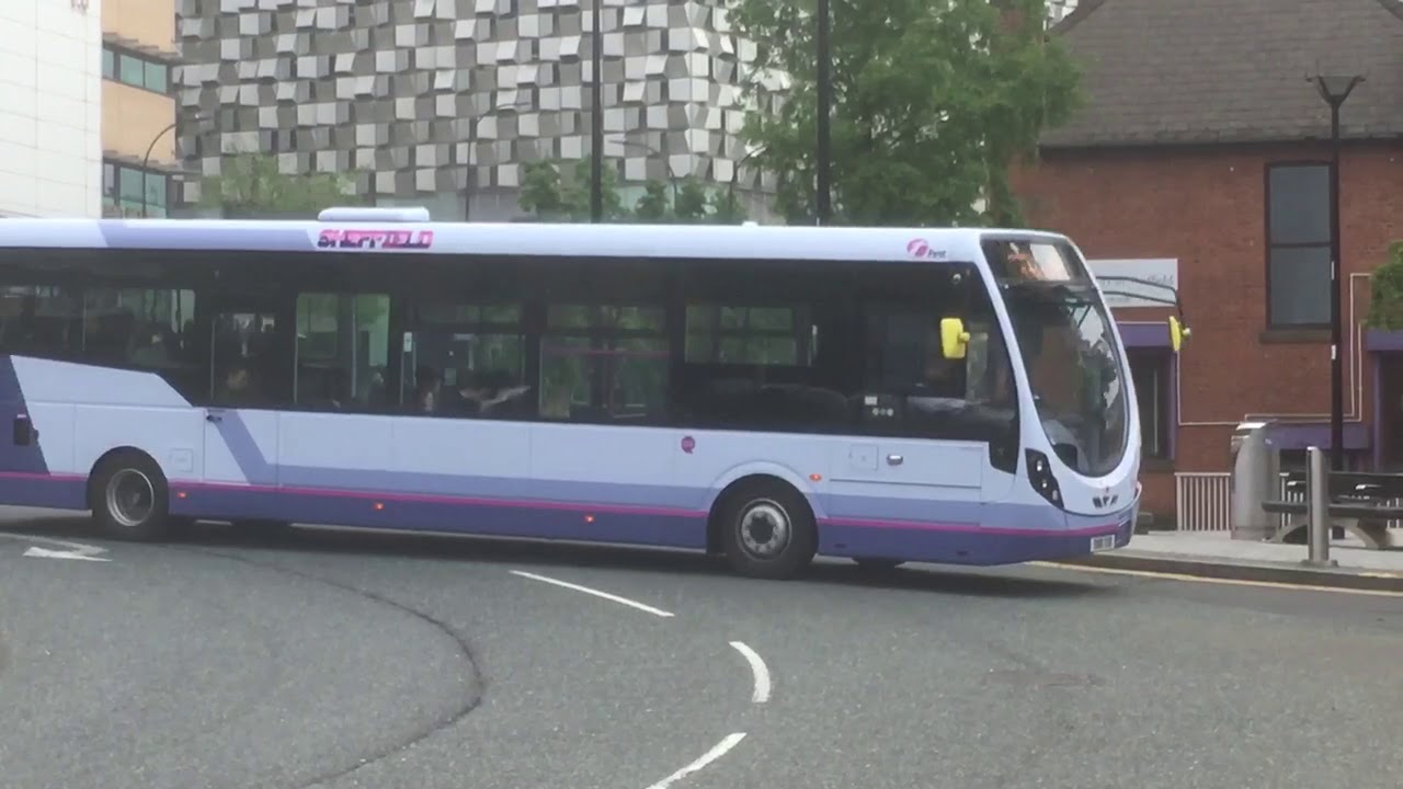 New First Bus Sheffield 63909 At City Centre On 56 To Wybourn - YouTube