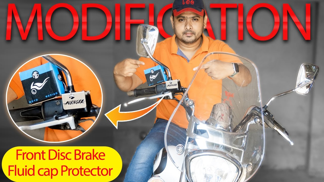 avenger 220 modification II Front Disc Brake Fluid cap Protector II # ...