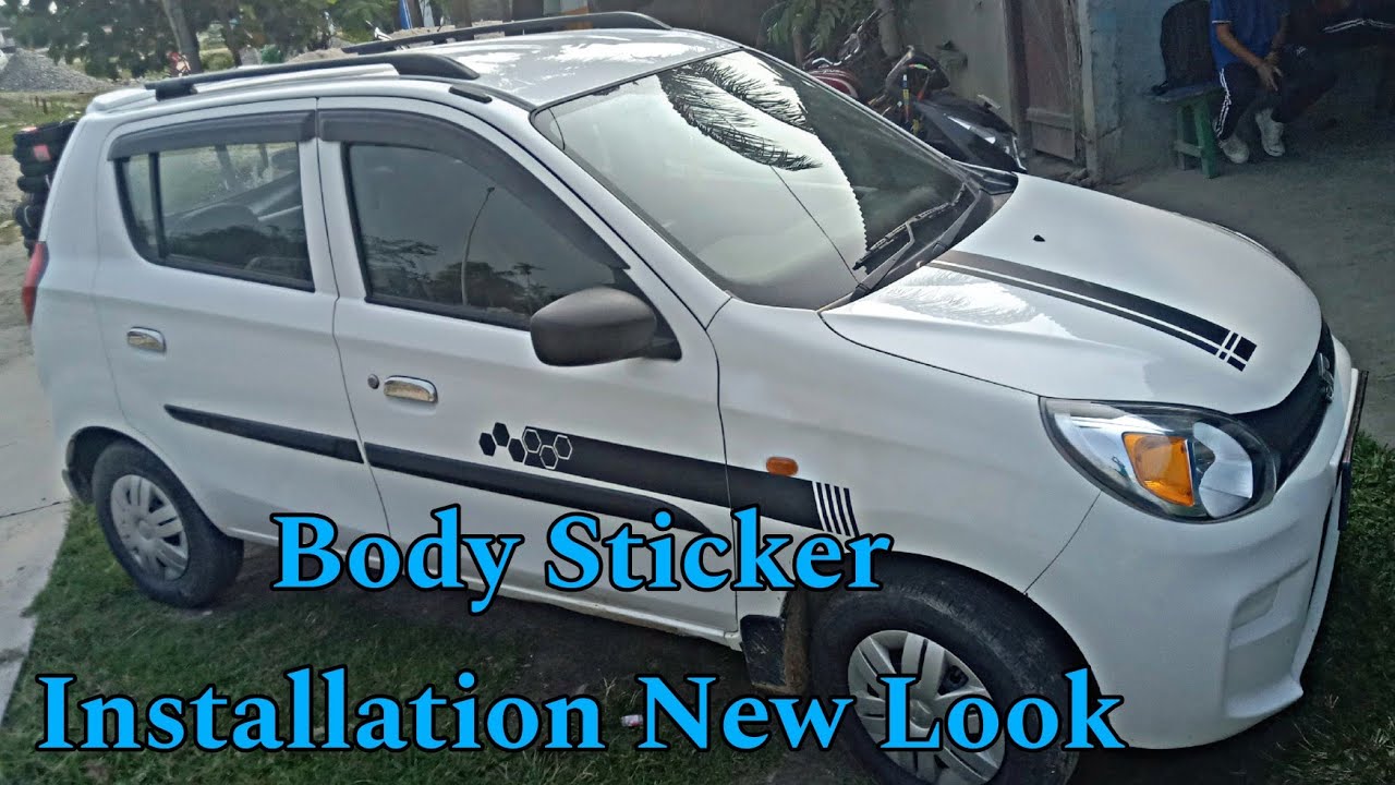 Suzuki Alto K10 Bodysticker Installation || Suzuki Alto K10 Modified ...