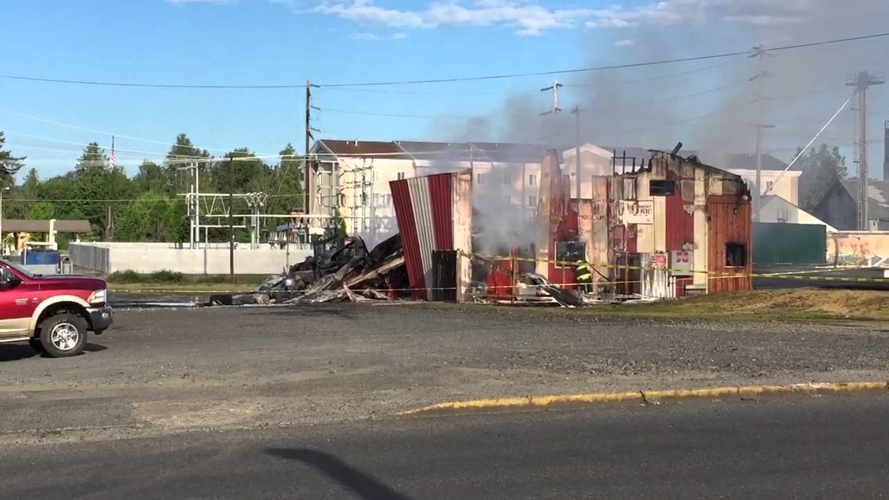 Chehalis cenex gas station fire may 2016 - YouTube
