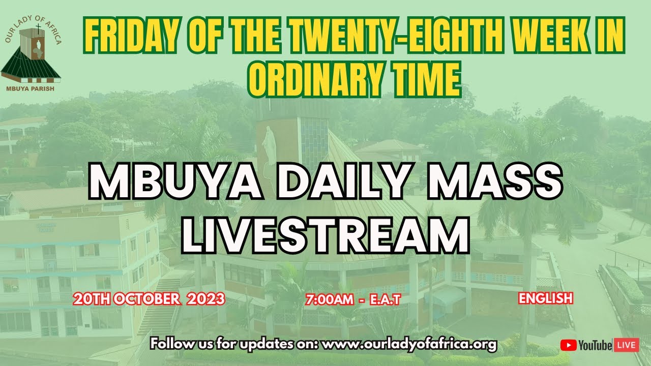 Catholic Daily TV Mass Online | Friday 20th October 2023 - YouTube