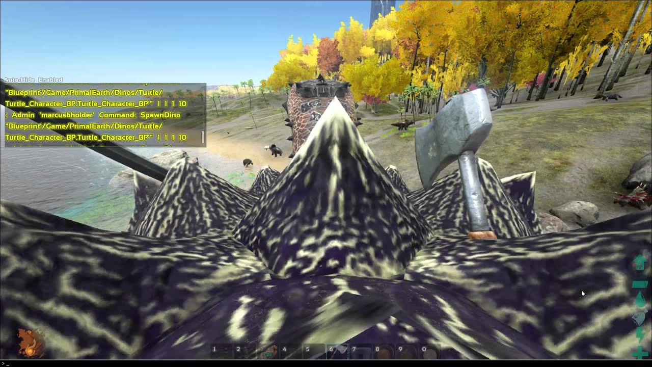 ARK: Survival Evolved - Minigun & Catapult rampage - YouTube