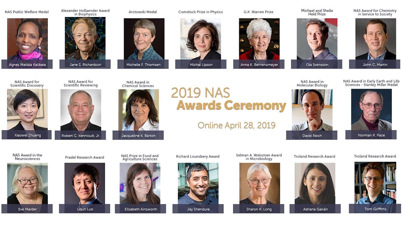 National Academy of Sciences 156th Annual Meeting - Awards Ceremony ...